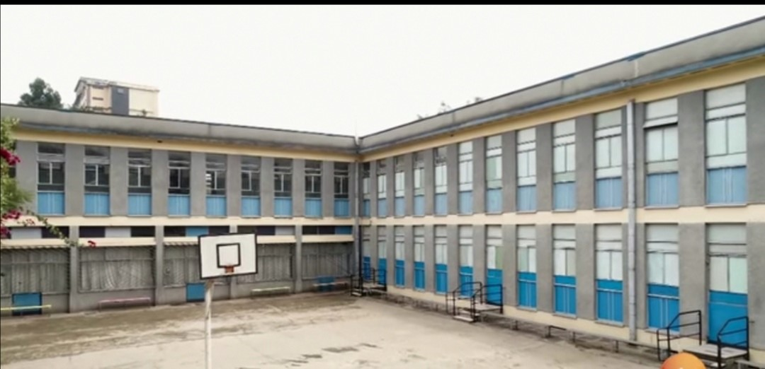 SJS School building (Courtyard - place where 3-6 stood in the mornings)